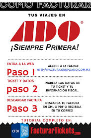 ADO Facturación en línea: Pasos y requisitos para facturar tus tickets ...