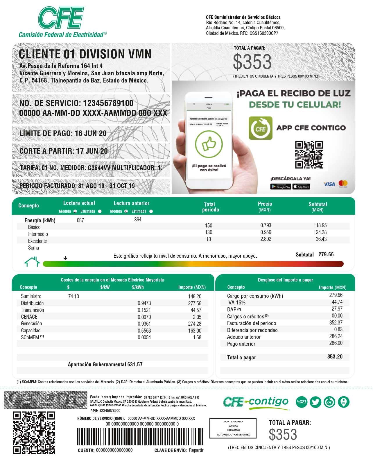 CFE Facturación en línea. ¿Cómo facturar el recibo de luz fácil y ...