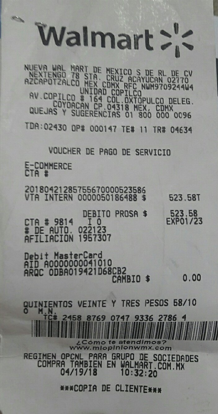 Walmart -【¿Cómo recuperar o consultar mí factura del super?】